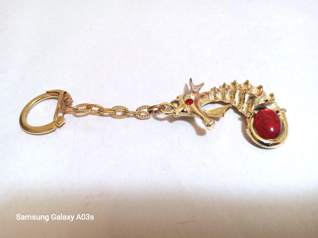 Vintage Jelly Belly Seahorse Key Chain;jelly Belly Key Chain; Vintage ...