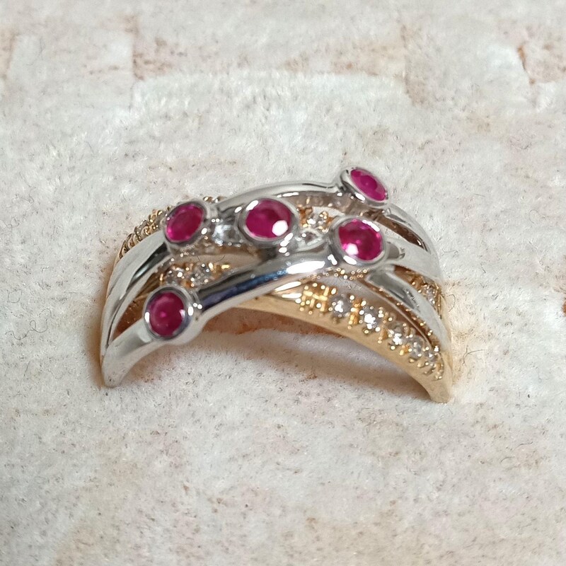 Bezel Set Ruby - Etsy