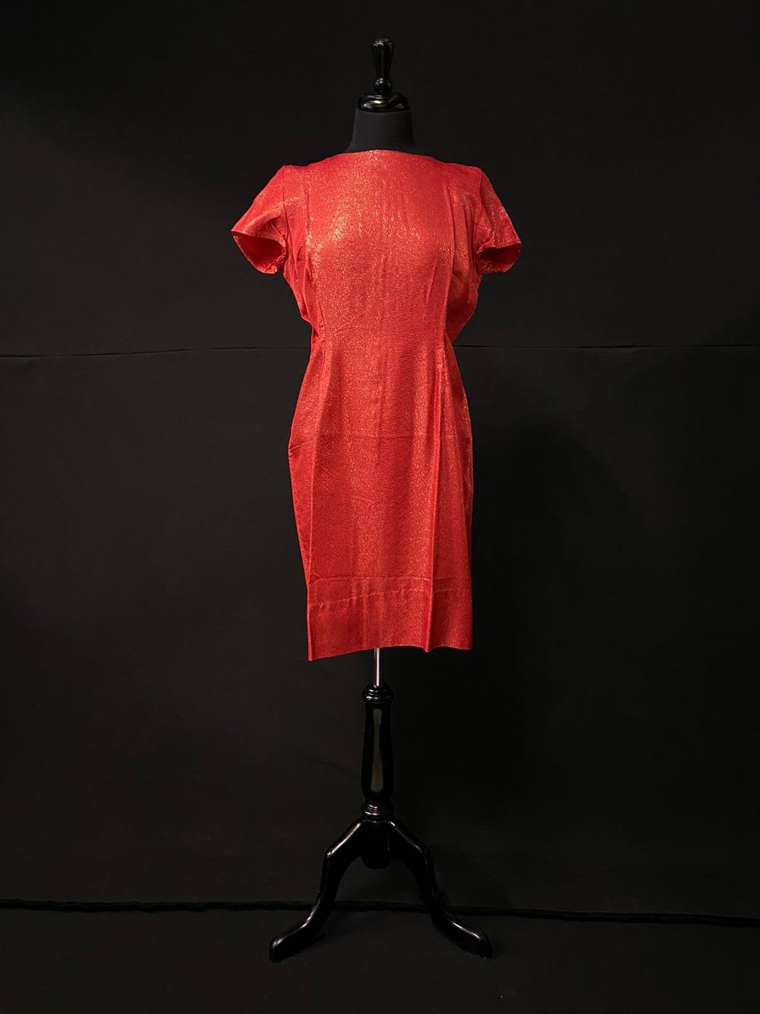 1960's Red Evening Dress - Etsy