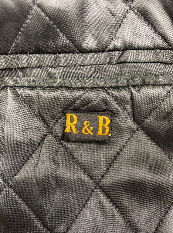 1940's British Tailored Frock Coat Hand Painted Wild … - Gem