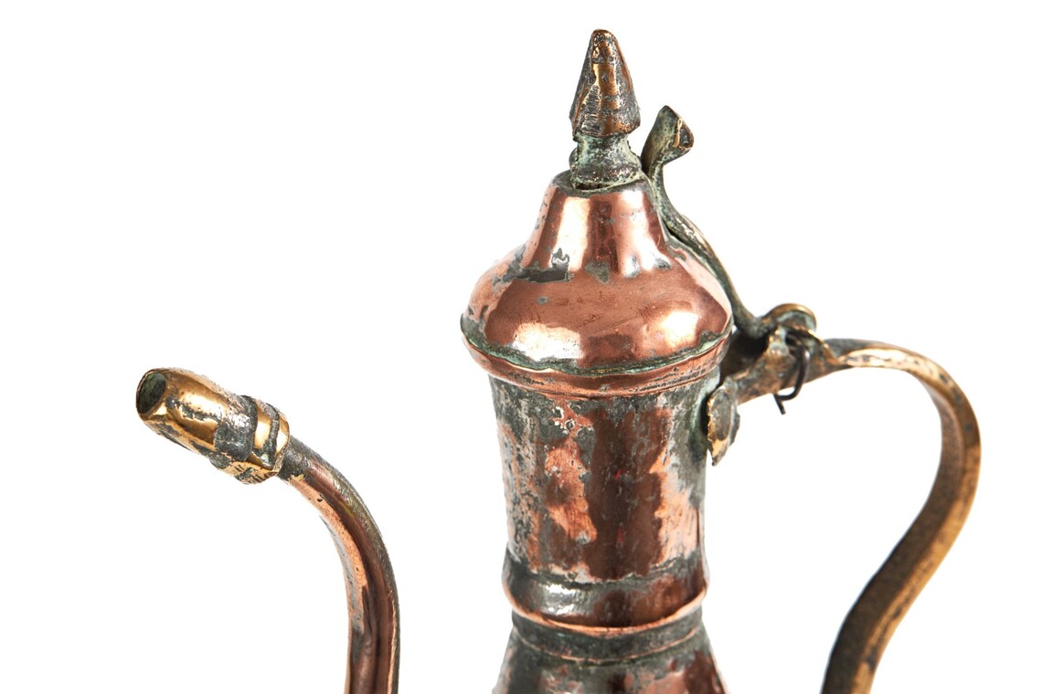 Antique Middle Eastern Copper Coffee Pot - Etsy