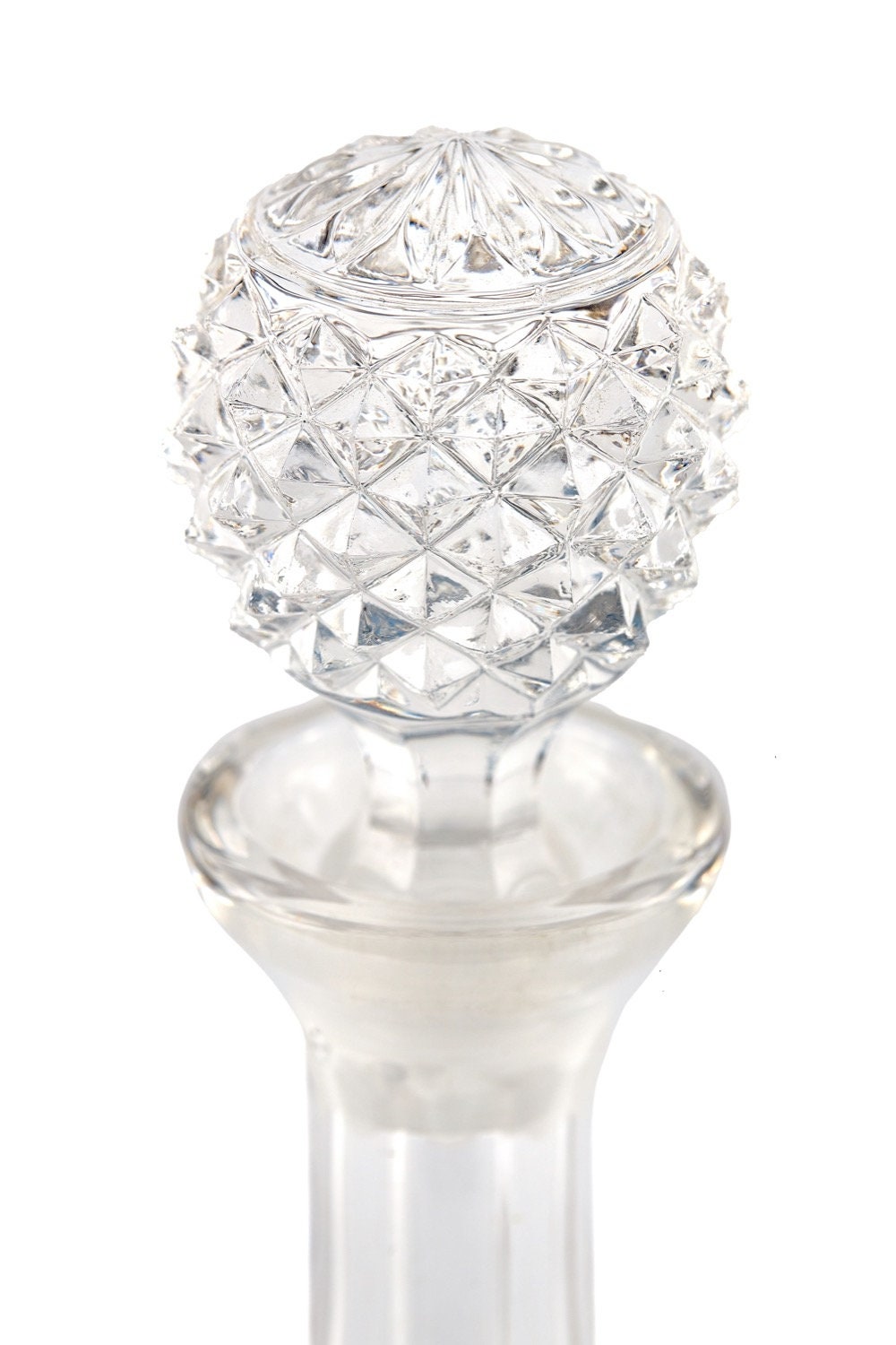 Antique Cut Glass Ships Decanter - Etsy