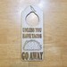 Do Not Disturb Slaying Dragons Engraved Door Hanger Sign RPG Dungeons ...