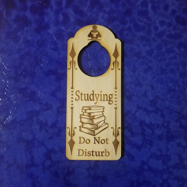 Studying Do Not Disturb Sign - Etsy