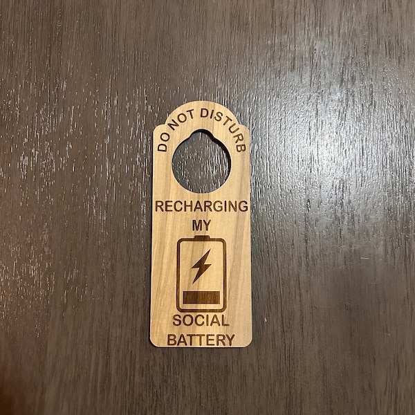 My Social Battery Pin - Etsy