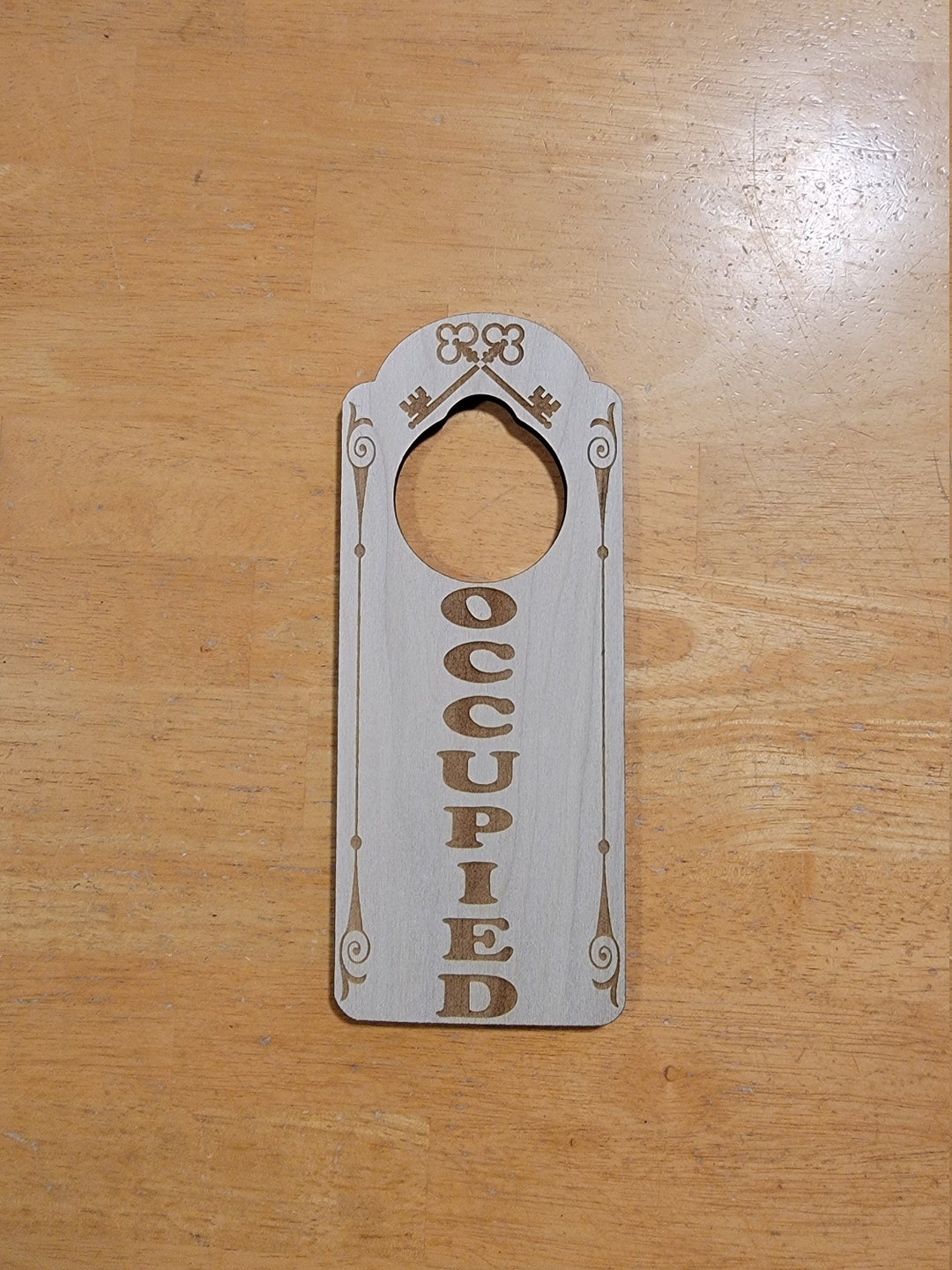 Room Occupied or Vacant Double Sided Engraved Door Hanger Sign - Etsy
