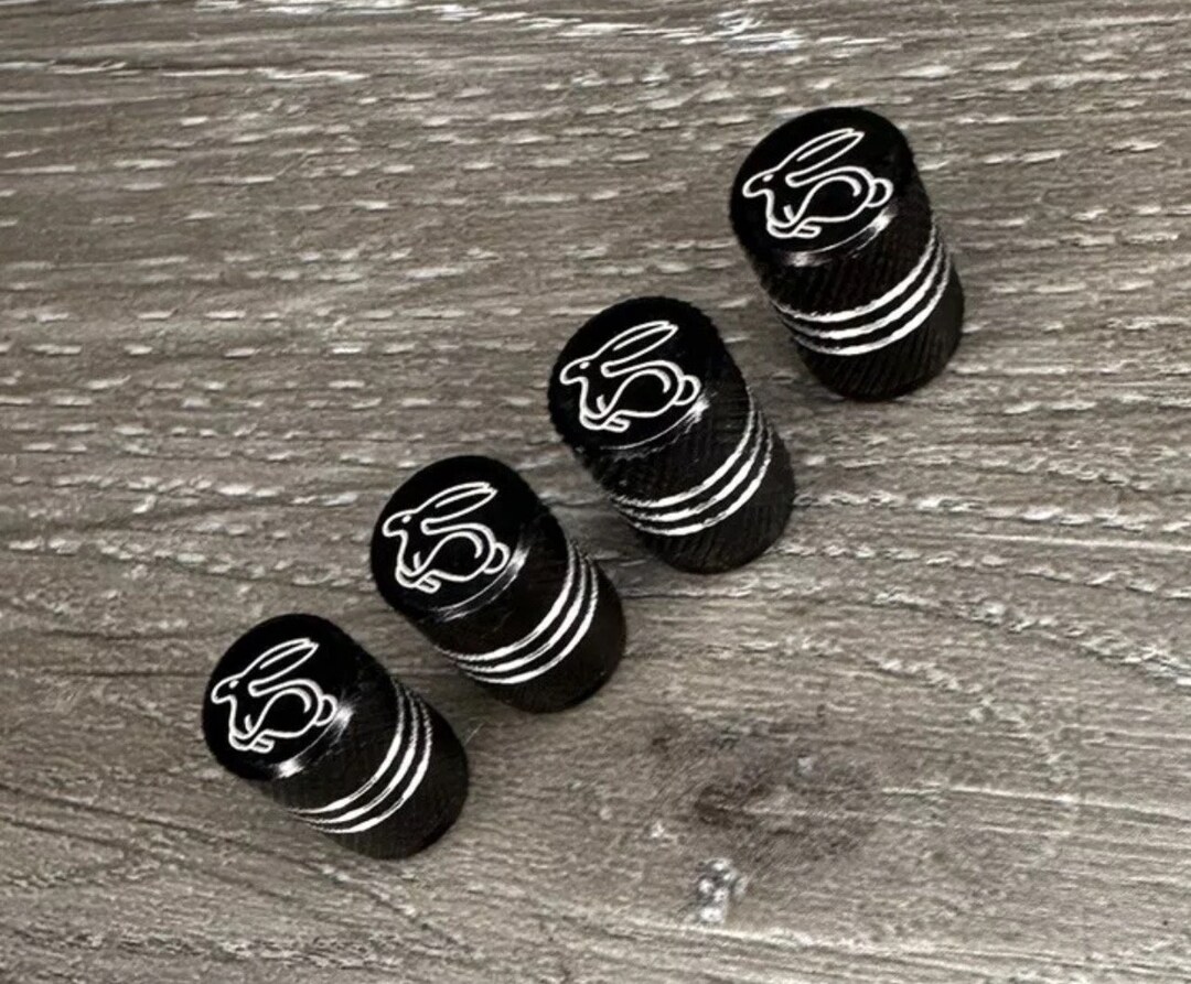 Rabbit Car Valve Caps Aluminum 9 Colors VW - Etsy
