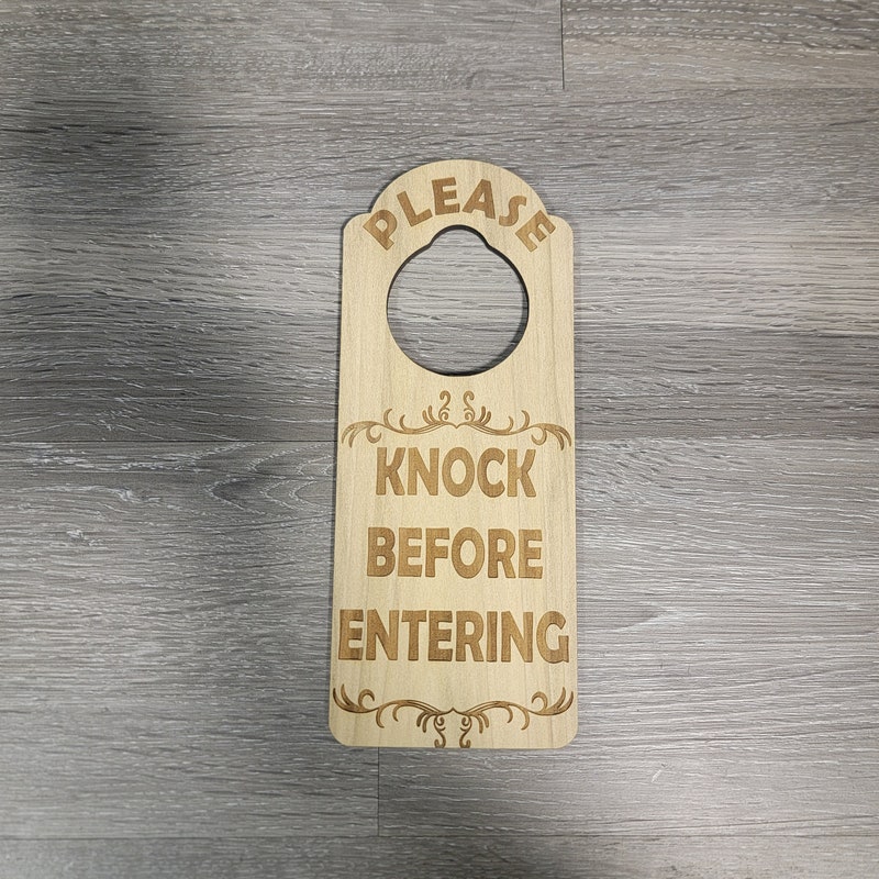 Knock Before Enter - Etsy