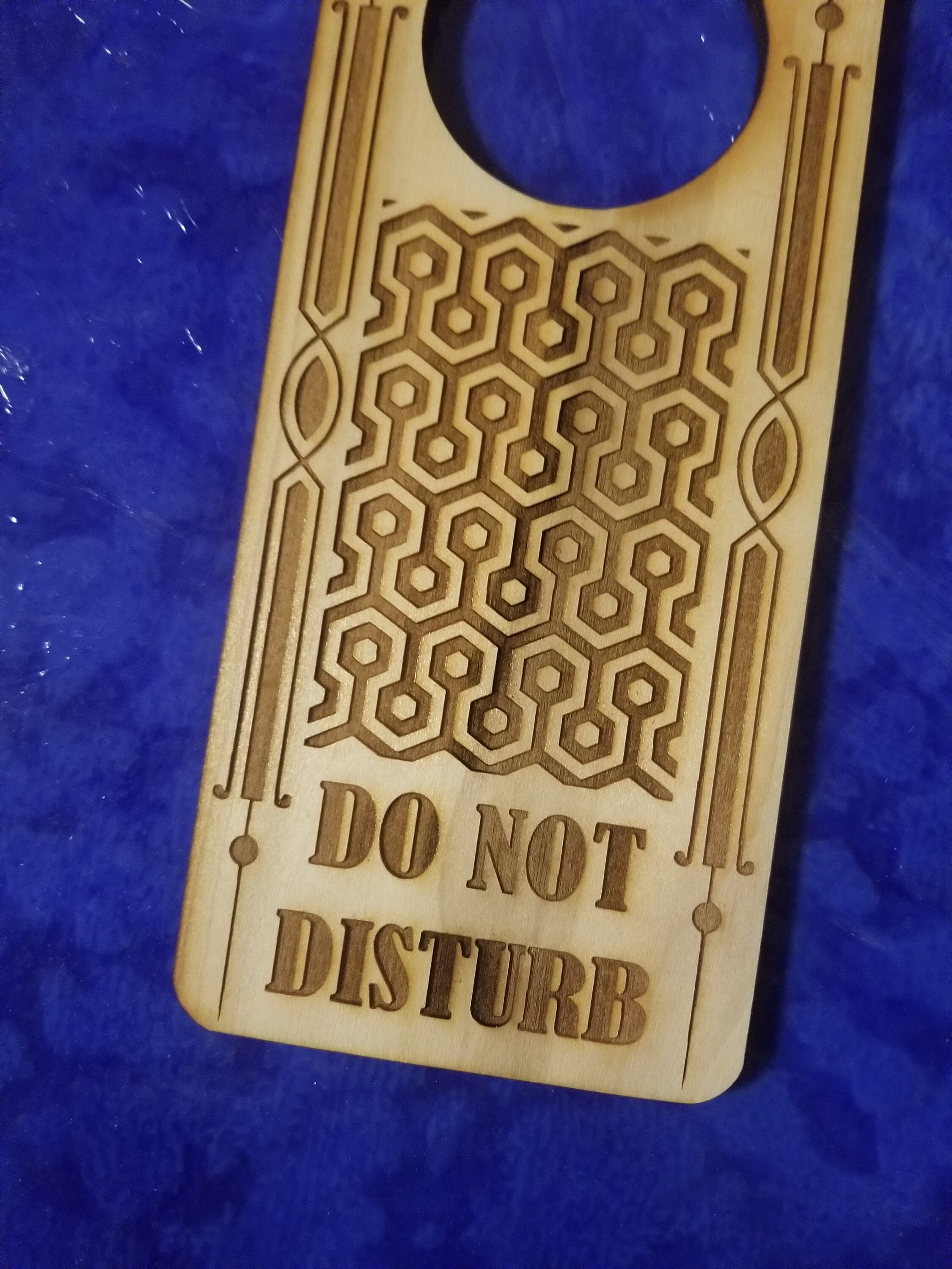 Overlook Hotel Do Not Disturb Engraved Door Hanger Sign The Etsy Canada