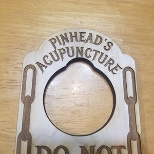 Hellraiser Pinhead's Acupuncture Do Not Disturb Suffering in Progress ...