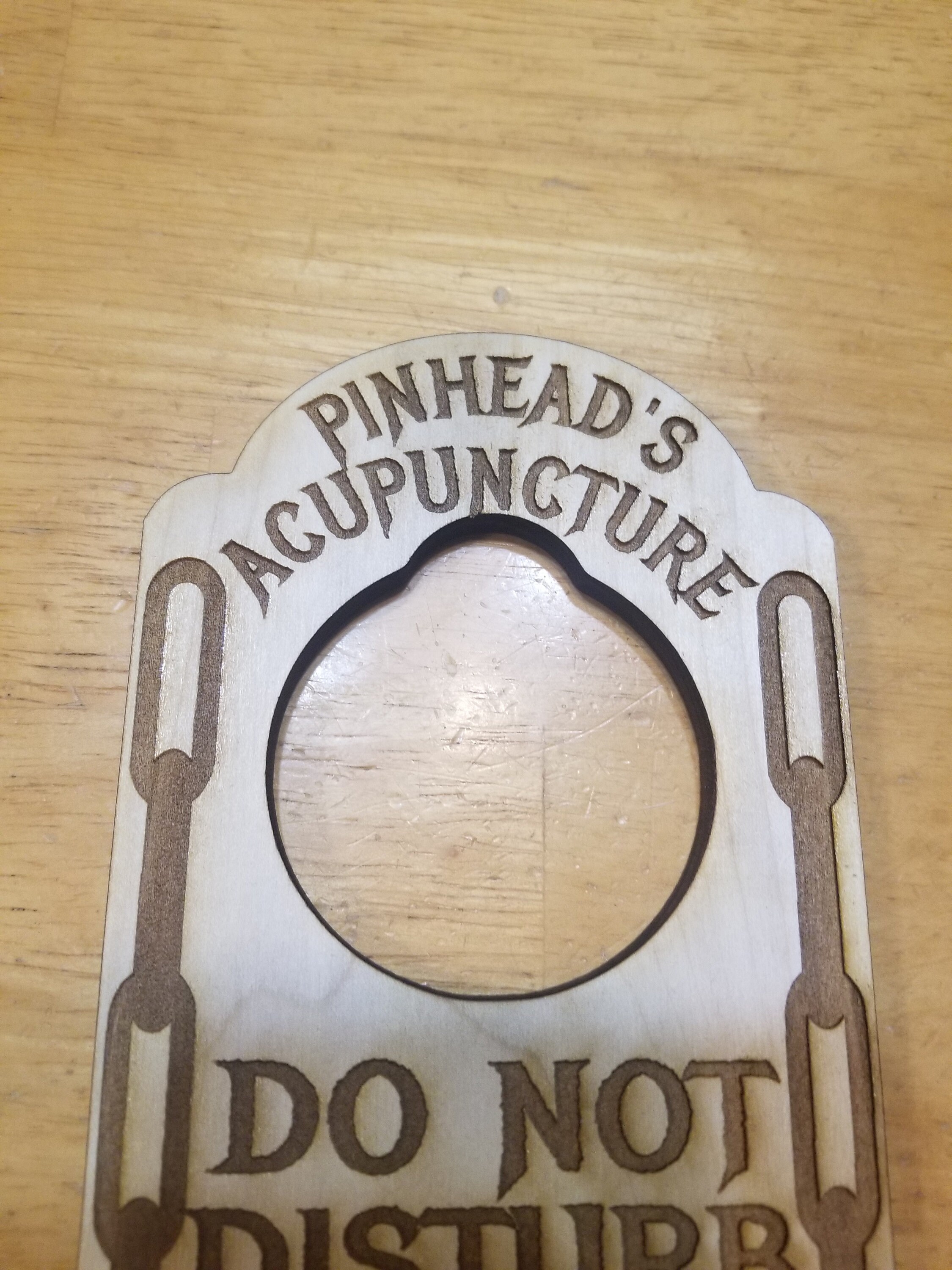 Hellraiser Pinhead's Acupuncture Do Not Disturb Suffering | Etsy