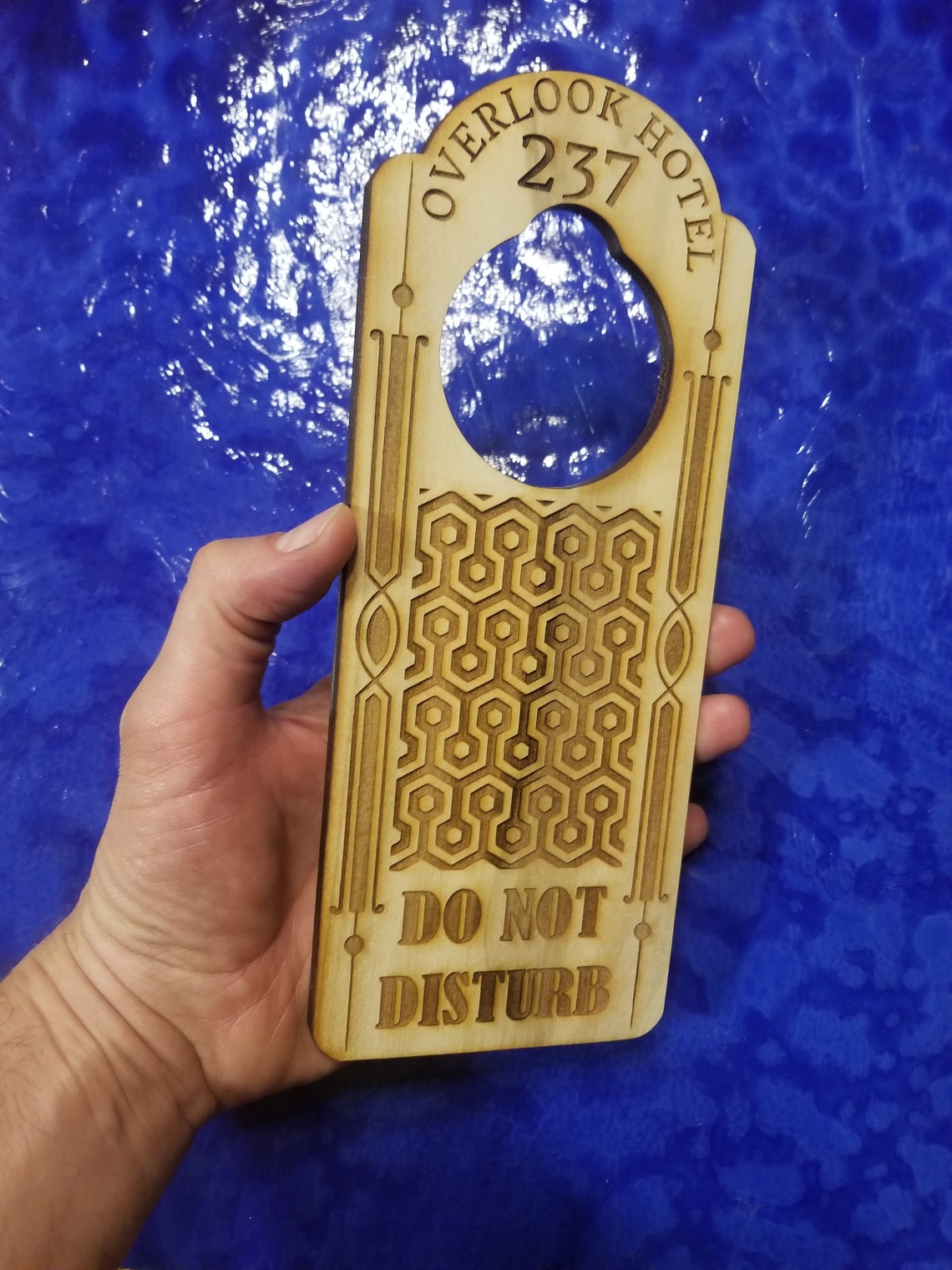 Overlook Hotel Do Not Disturb Engraved Door Hanger Sign The | Etsy