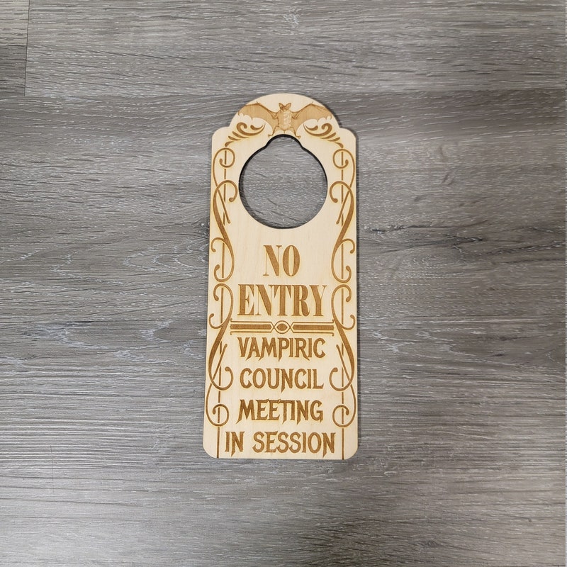 Vampire Door Decor - Etsy