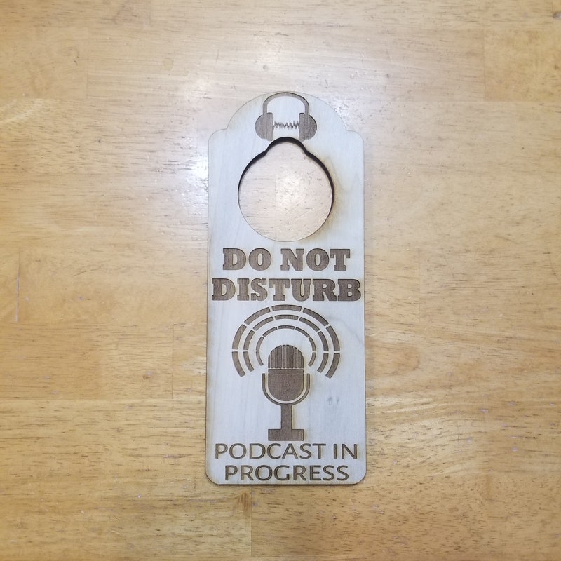 Custom Podcast Sign - Etsy