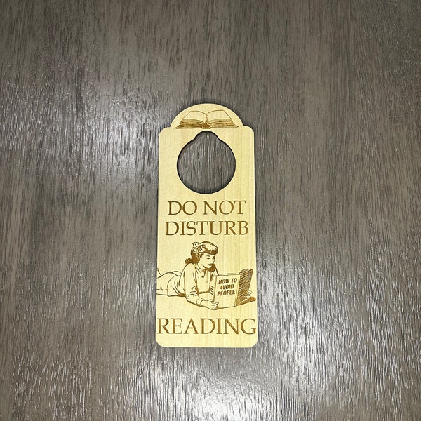 Do Not Disturb Door Hanger - Etsy