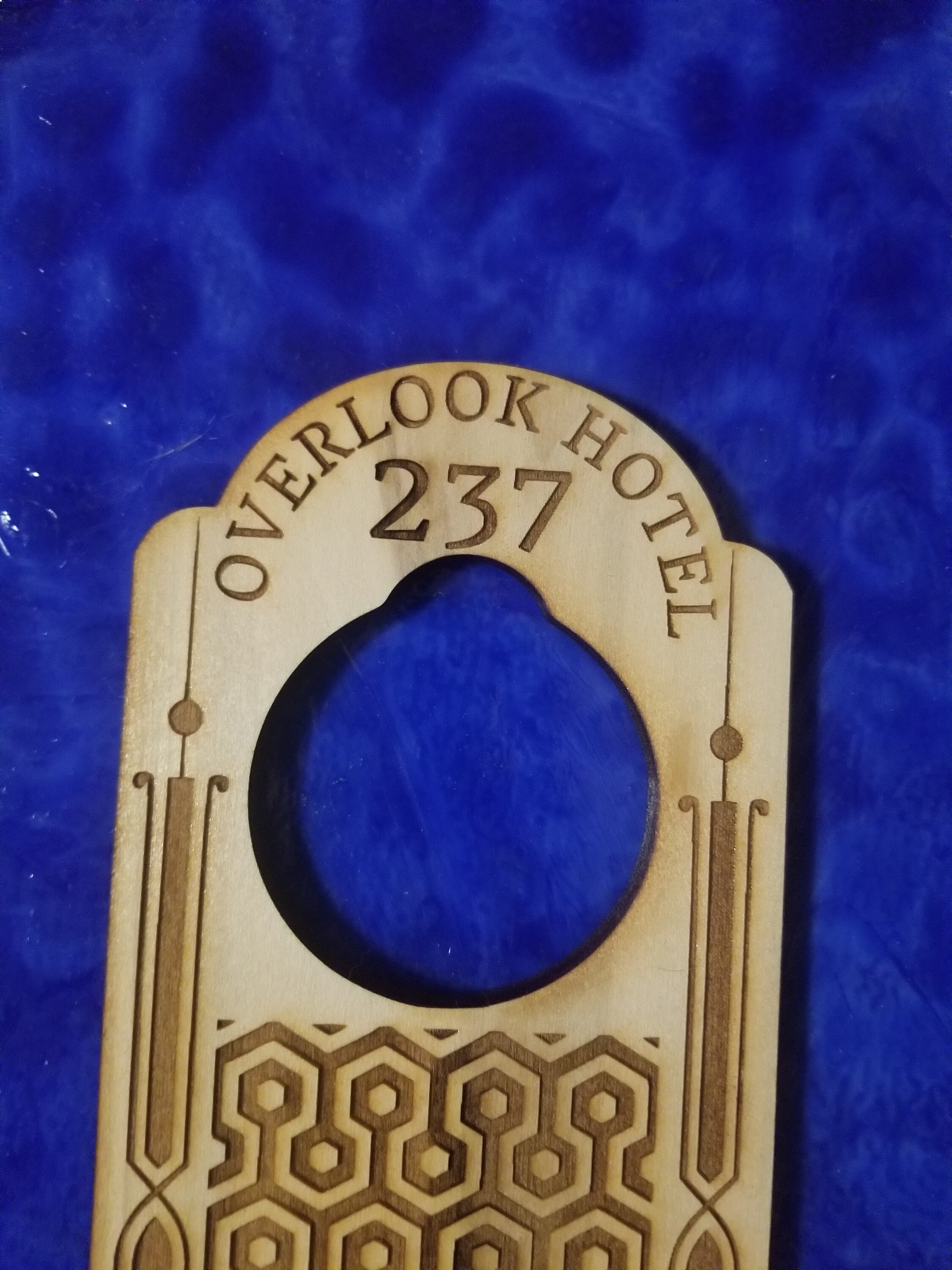Overlook Hotel Do Not Disturb Engraved Door Hanger Sign The | Etsy