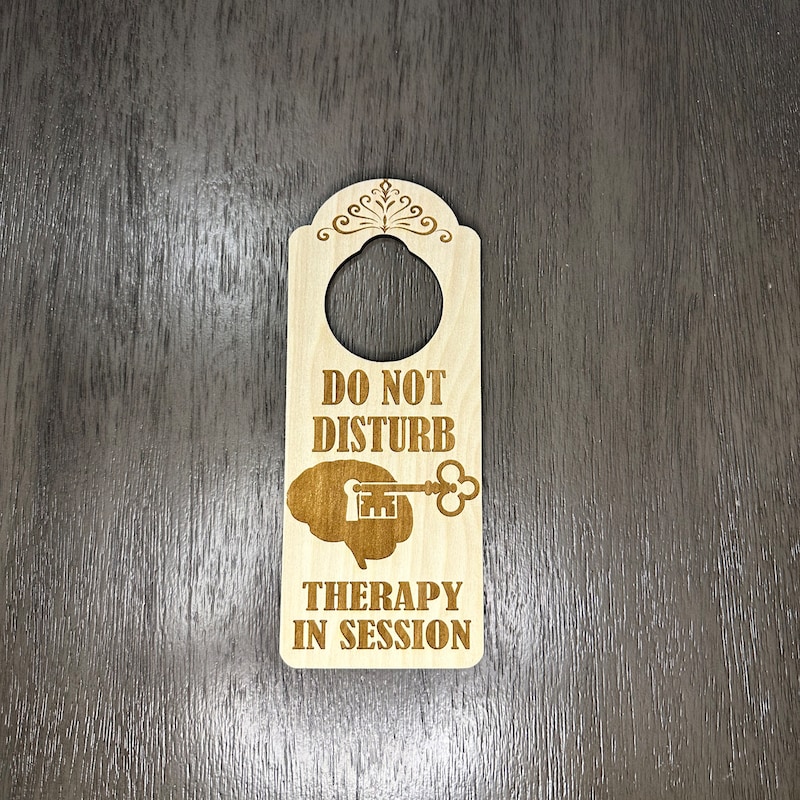Therapy Door Sign - Etsy