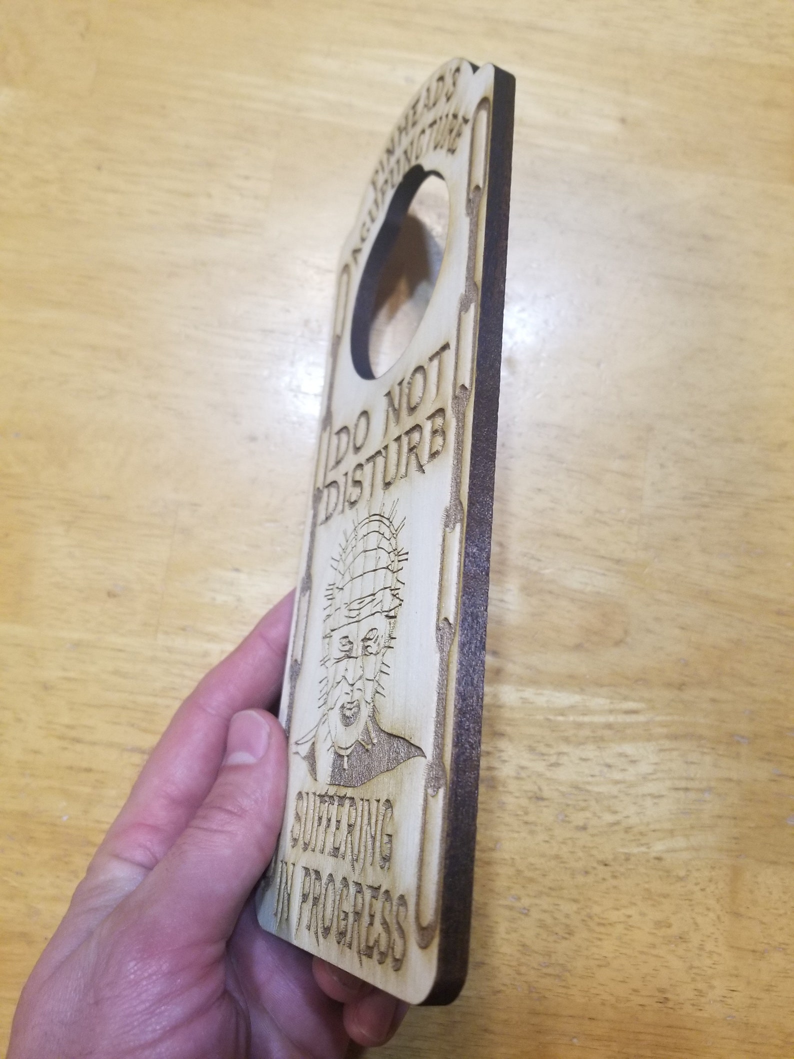 Hellraiser Pinhead's Acupuncture Do Not Disturb Suffering | Etsy