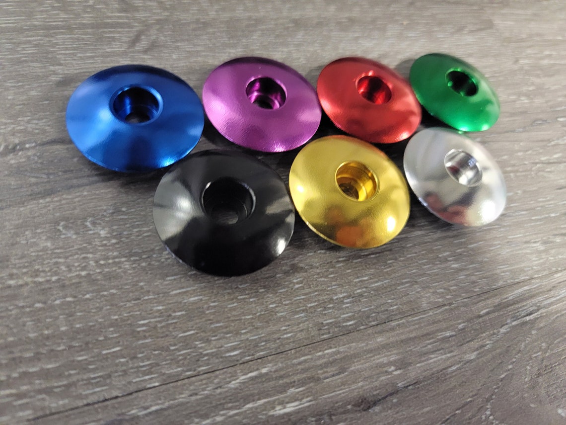 I Make Your Custom Bicycle Headset Stem Top Cap 1 1/8" Road Mountain ...