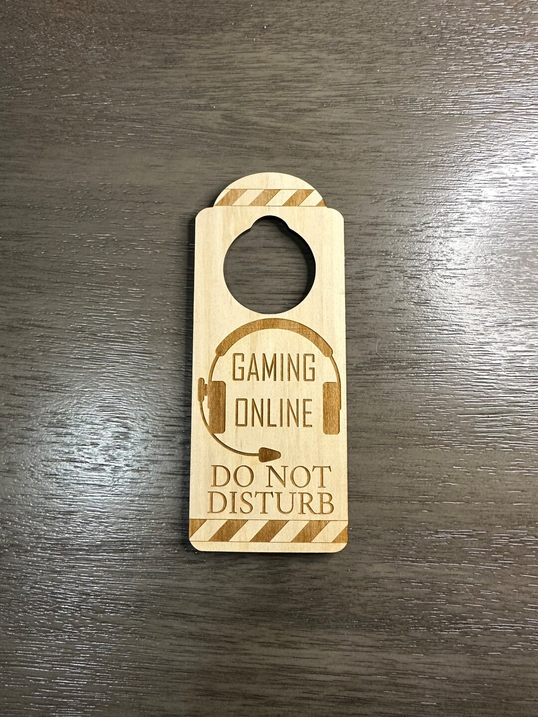 Gaming Online Do Not Disturb Engraved Door Hanger Sign What We Do in ...