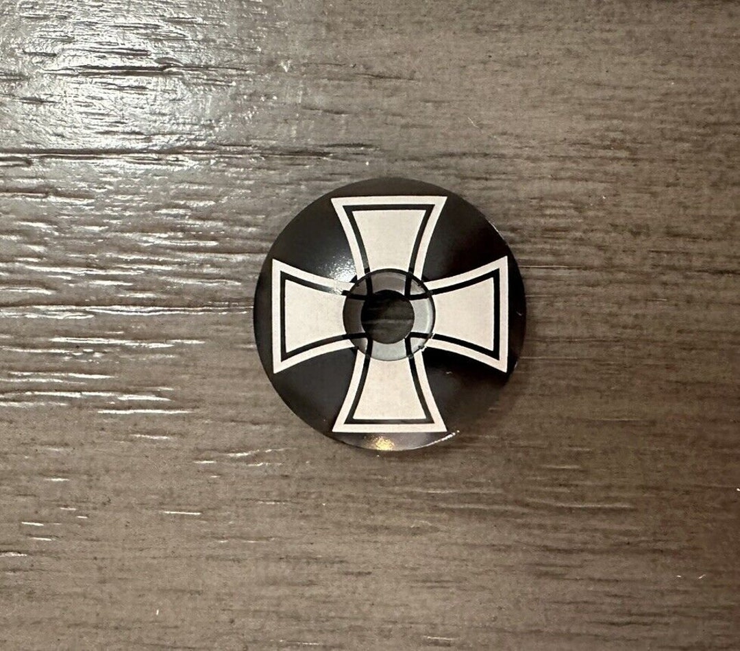 Iron Cross Chopper Bicycle Bike Headset Stem Top Cap 1 1/8" Black - Etsy