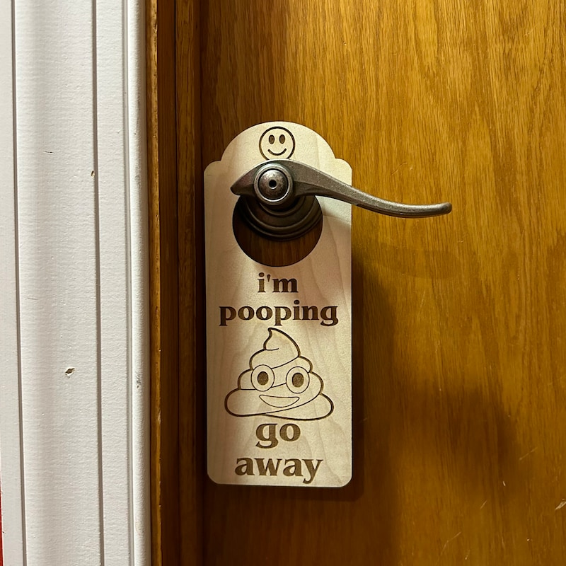 Bathroom Signs Do Not Poop - Etsy