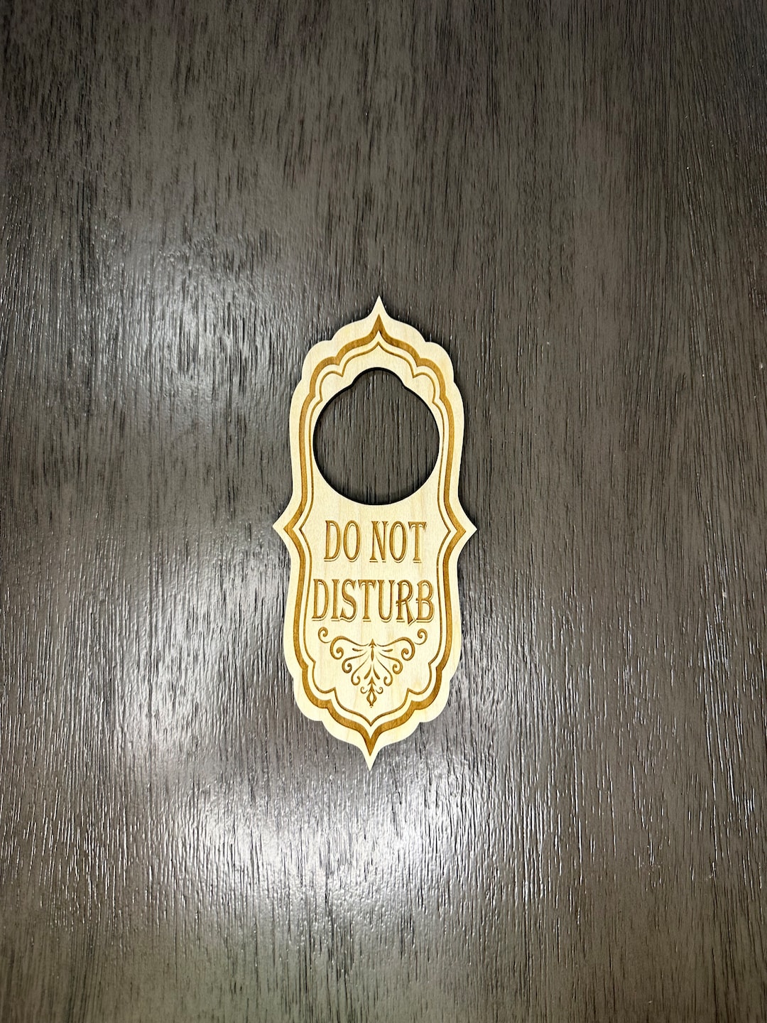 Do Not Disturb Fancy Engraved Door Hanger Sign Variant 3 - Etsy