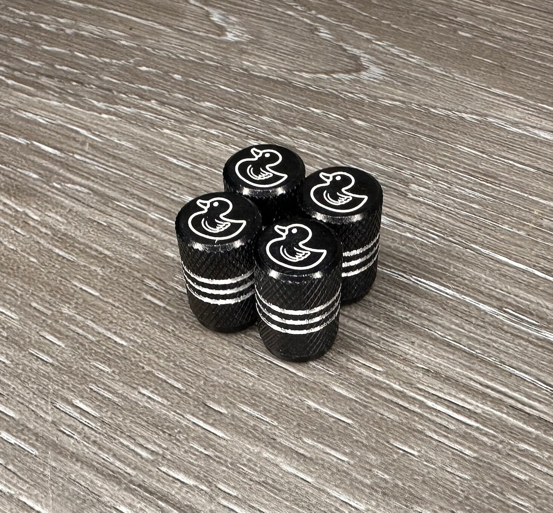 Rubber Duck Schrader Valve Caps Aluminum 9 Colors - Etsy