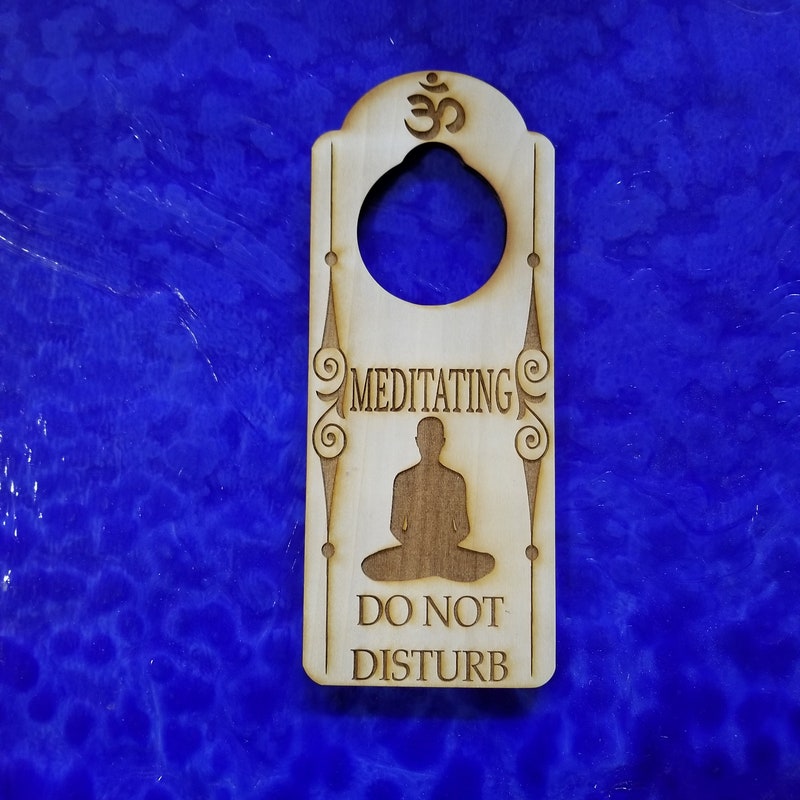 Meditation Sign - Etsy
