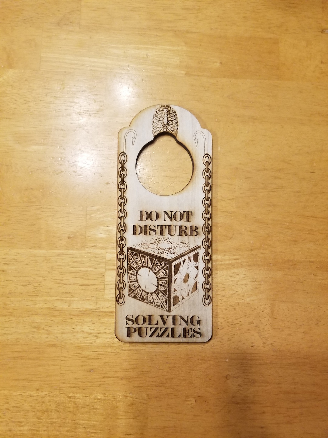 Do Not Disturb Puzzlebox Hellraiser Engraved Door Hanger Sign - Etsy