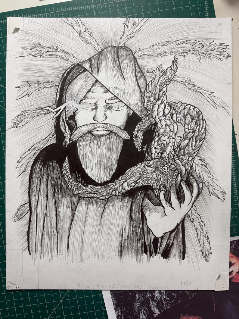 Fray the Chaos Wizard Deep Fat Fried Fan Art Original and Limited ...