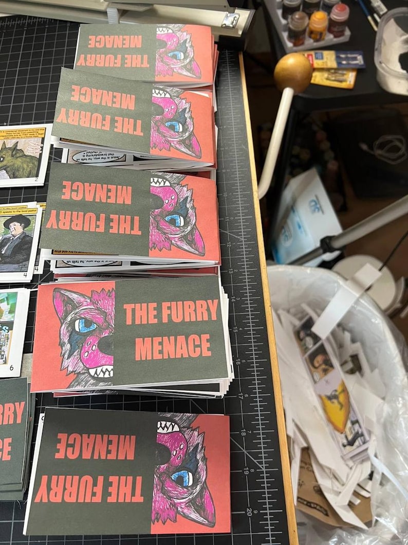 Furry Menace Comic Book Chick Tract Parody: Funny Animal Story - Etsy