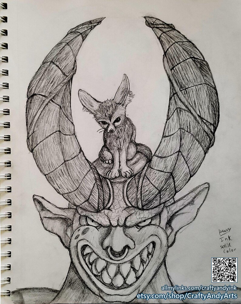 Monster and Their Pet Fennec Demon Enjoying His Furry Pet Fennec for ...