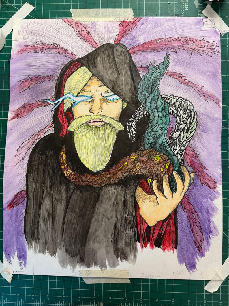 Fray the Chaos Wizard Deep Fat Fried Fan Art Original and Limited ...
