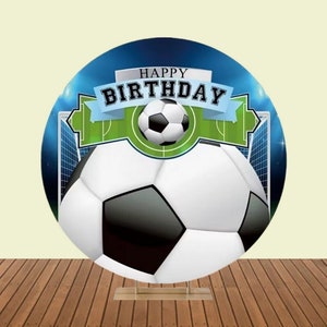 Sports Football Theme Party Round Photography Backdrop Cover Baby ...