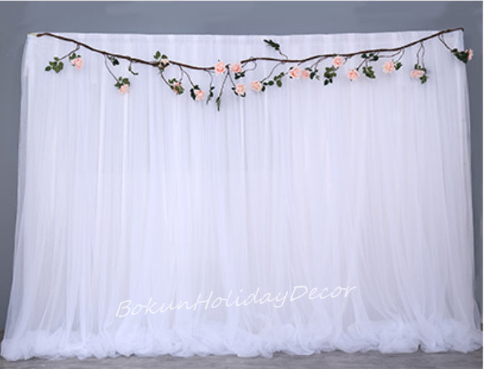 Tulle Backdrop for Bridal Shower Wedding Ceremony Backdrops | Etsy