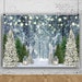 Winter Snow Landscape Photography Backdrop Banner Christmas Theme ...