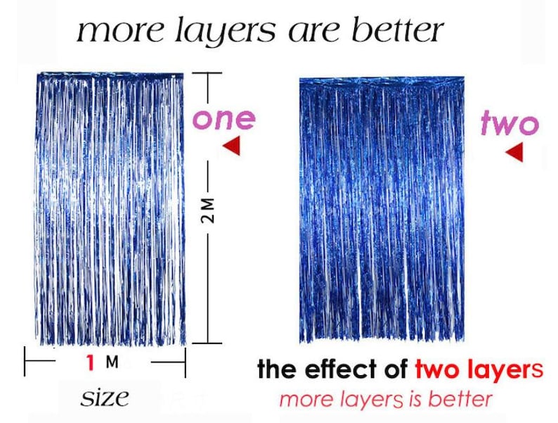 Multi-color Sequin Metallic Foil Fringe Curtains Tassel | Etsy