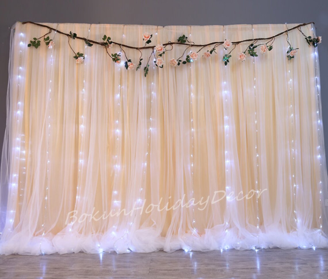 Colorful Tulle Backdrop for Bridal Shower Wedding Ceremony - Etsy