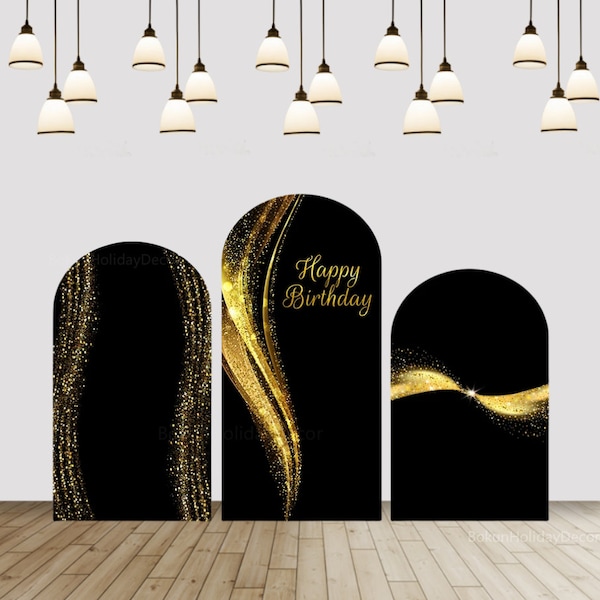Black Arched Backdrop - Etsy