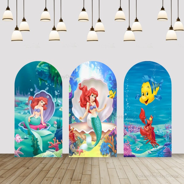 The Little Mermaid Arch Cover - Etsy