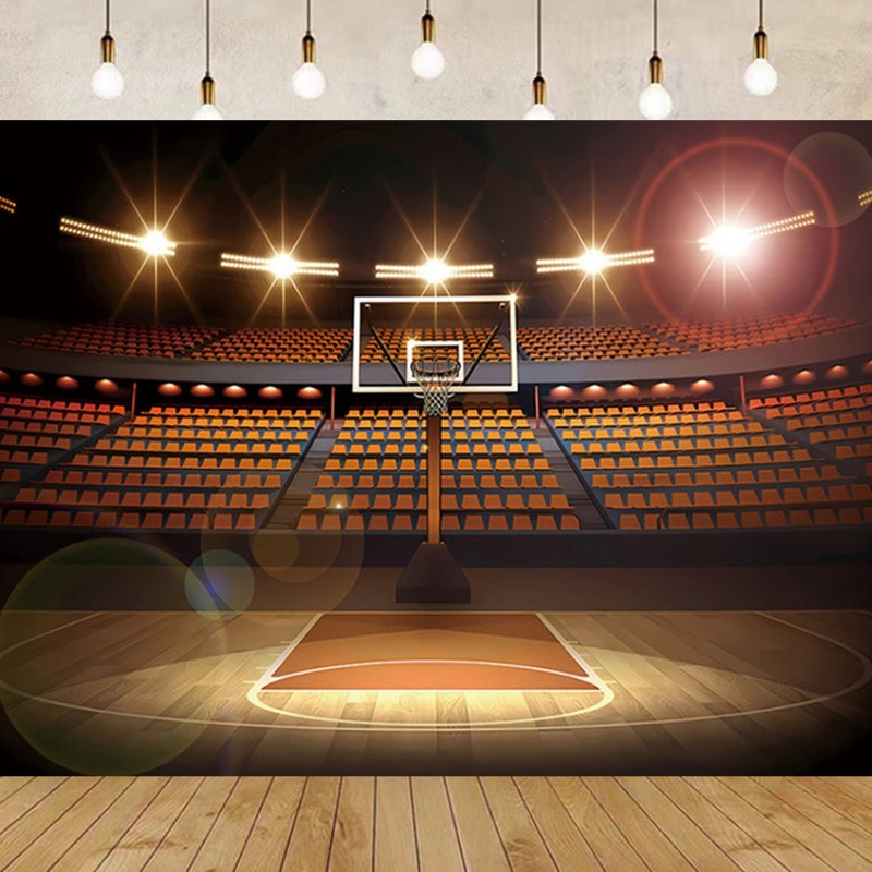 Basketball Backdrop - Etsy