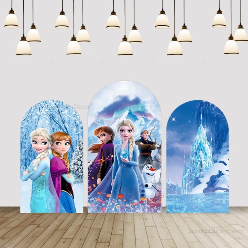 Frozen Backdrop - Etsy