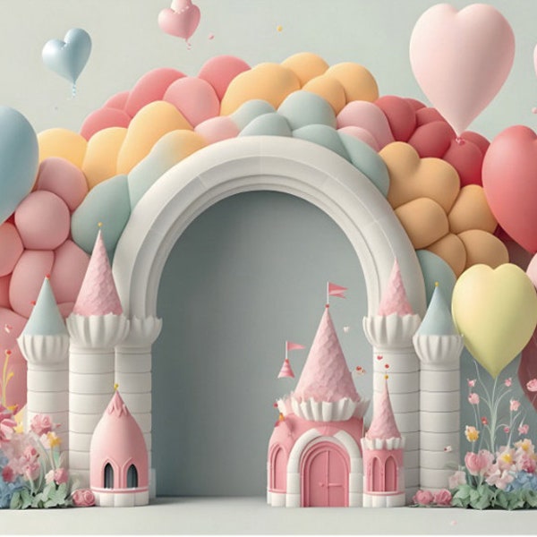 Castle Balloon - Etsy