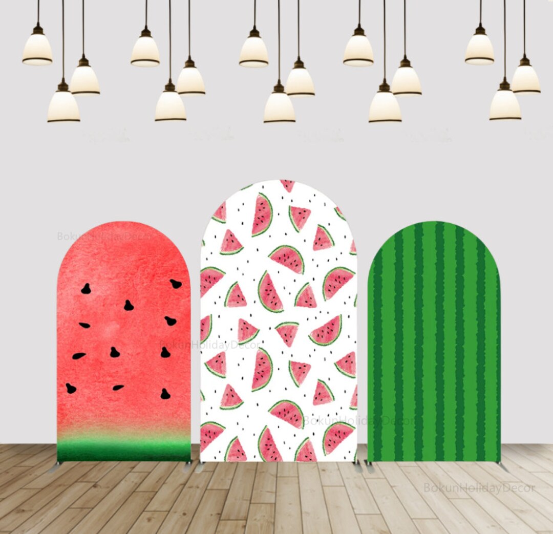 Watermelon Arch Backdrop Cover: Birthday Party, Baby Shower - Etsy