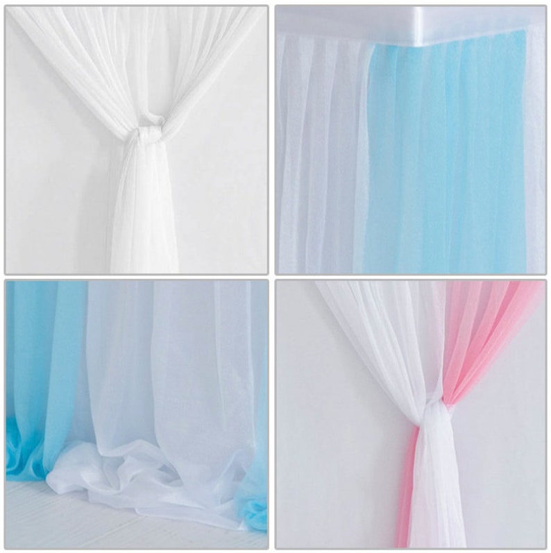 Party Cake Table Skirt Crossable Birthday Dessert Table - Etsy