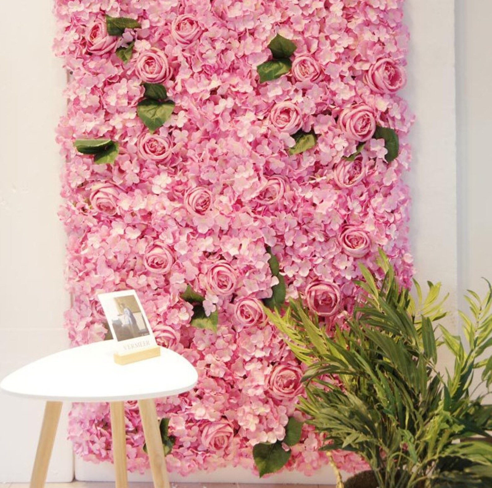 Floral Panels Rose Hydrangea Flower Panels Artificial Flwoer - Etsy