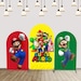 Mario Bros Birthday Arch Backdrop Cover, Party Photo Booth - Etsy