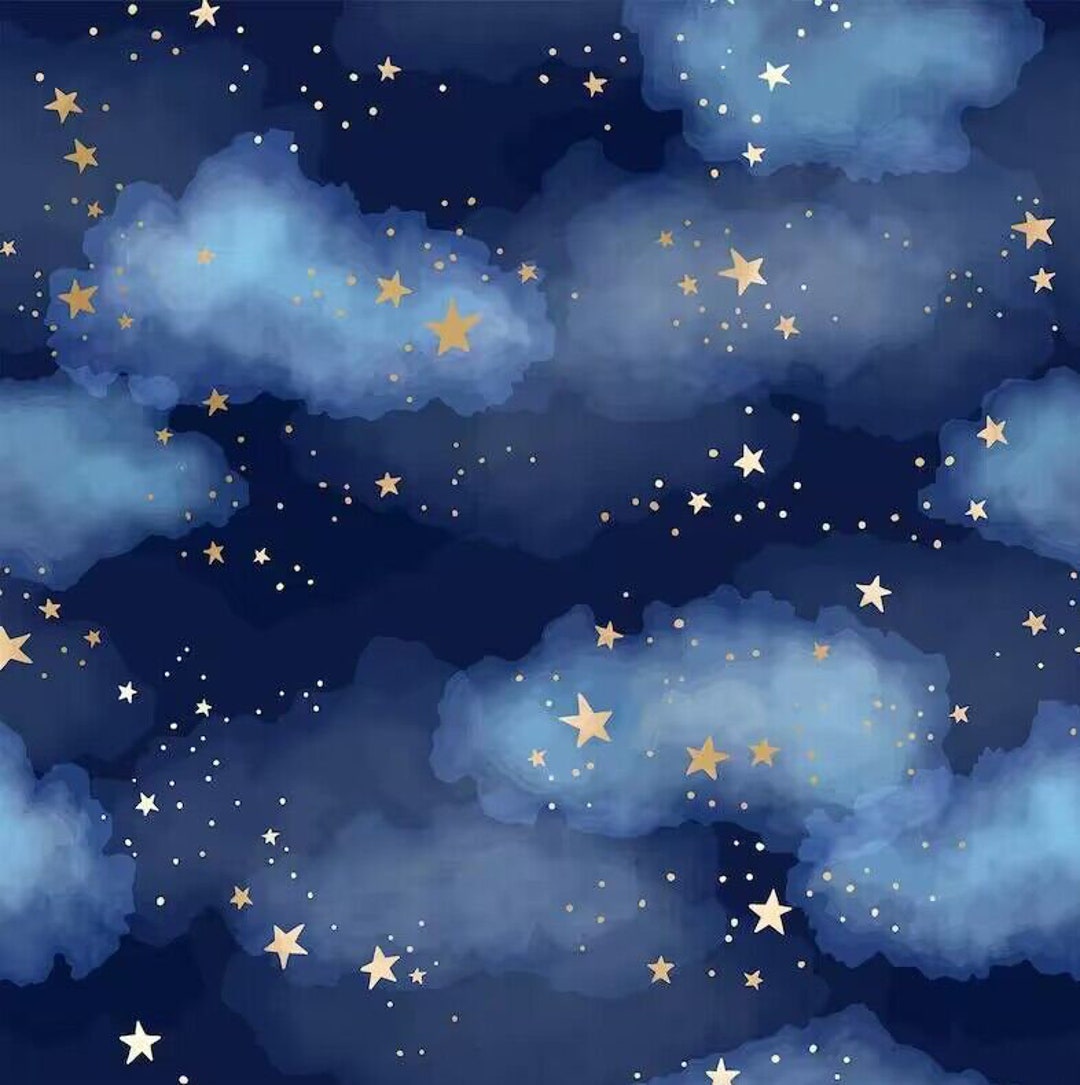 Twinkle Little Stars Clouds Printing Photography Background for Baby ...