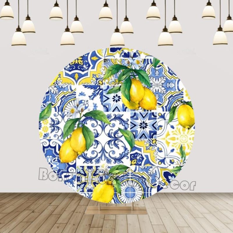 Lemon Backdrop - Etsy